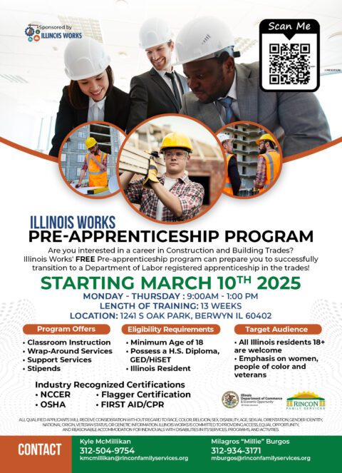 Construction Pre-Apprenticeship Program – Rincon Family Services
